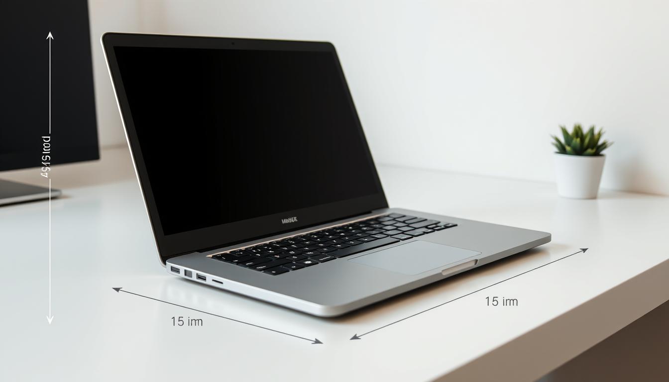 Größe eines 15 Zoll Laptops – Maße erklärt